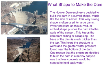 What Shape To Make The Dam | Educreations