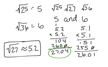 Approximating Square Roots | Educreations