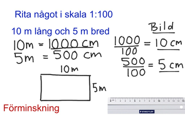 Skala - Förminskning, Ritningar | Educreations