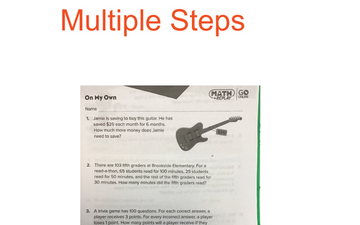 Unit 5 Lesson 5-5 | Educreations