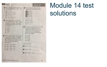 Module 14 Test Solutions | Educreations