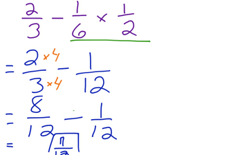 Order Of Operations With Fractions | Educreations