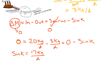 Mass Balance Example (for 9/16) | Educreations