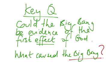 Outline Of First Cause Argument | Educreations