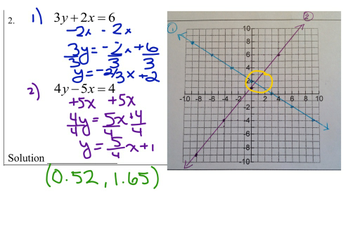Systems: Intro to WS #2 Part 1 | Educreations