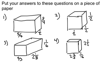 Volume Of Prisms With Fractional Side Lengths | Educreations