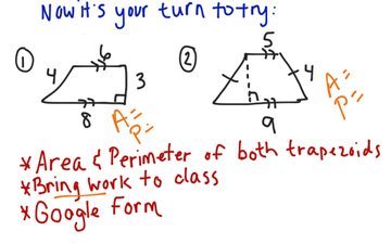 Area and Perimeter of Trapezoids | Educreations