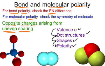 #13 Bond And molecular Polarity | Educreations