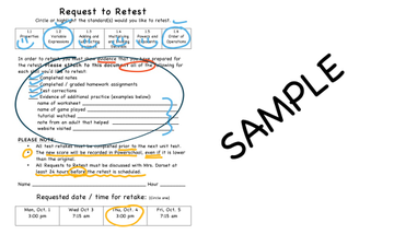Request to Retest | Educreations