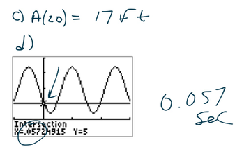 Solving Sinusoidal Word Problems | Educreations