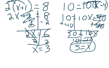 Multi Step Equation Distributive Property | Educreations