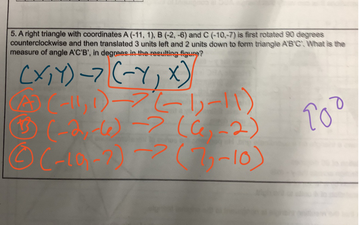 Transformations And Dilations Pg.28, # 5 (Partly Completed) | Educreations