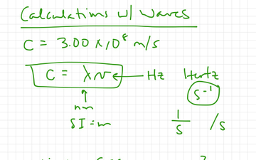 Calculations With Wavelength And Frequency | Educreations