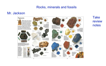 Rocks, Minerals And Fossils | Educreations