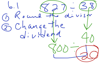 Compatible Numbers With A 2 Digit Divisor | Educreations