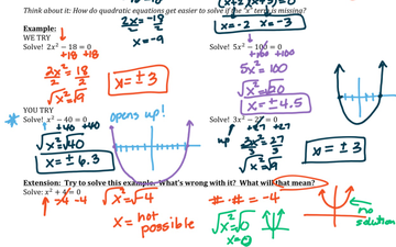 Solving Using Square Roots | Educreations