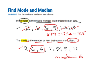 Mean and Mode | Educreations