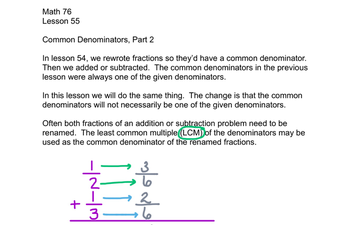 Math 76 55: practice a-e | Educreations