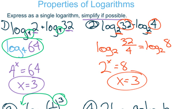 Properties Of Logarithms 1 | Educreations