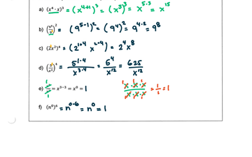 Math 7 3-7 Properties Of Exponents | Educreations