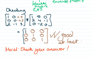 Inverse Matrix With Gaussian Elimination | Educreations