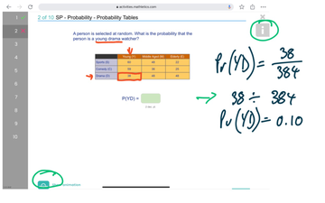 Probability Tables | Educreations